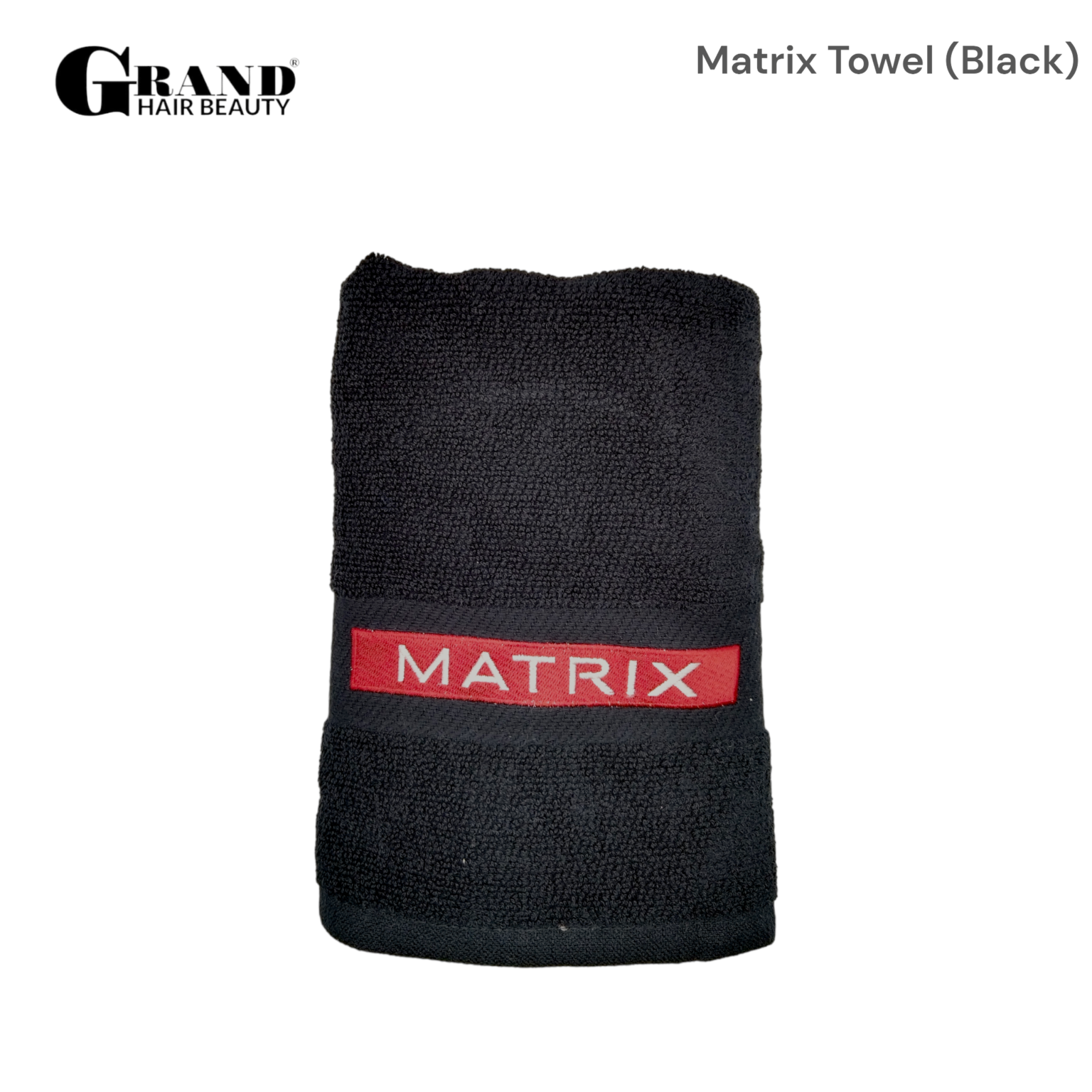 Matrix Salon Towel Black - Grand Hair Beauty